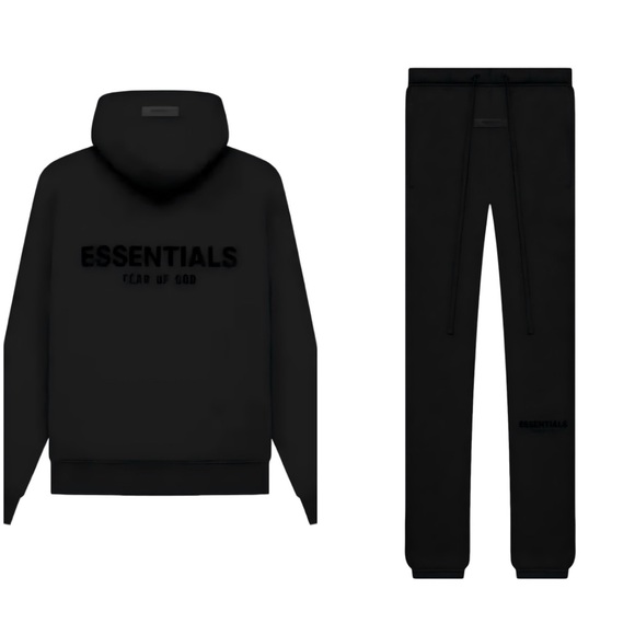 Essentials | Shirts | Nwt Fog Essentials Hoodie Sweatpants Set Stretch ...